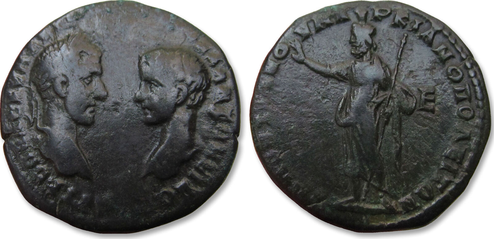 ROMAN EMPIRE AE 27mm provincial coin 217-218 A.D. Macrinus ...