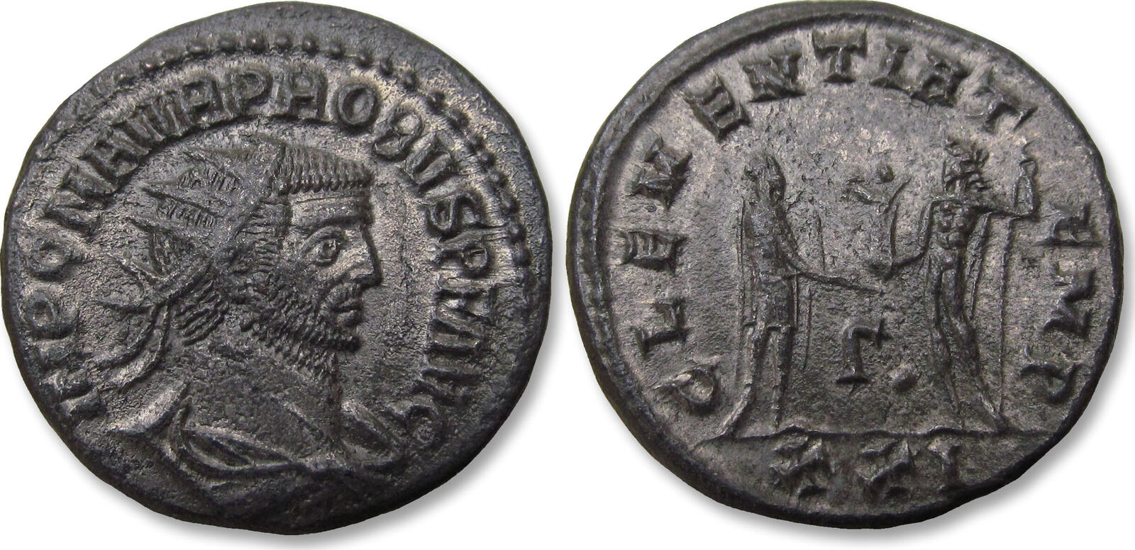 ROMAN EMPIRE AE silvered antoninianus circa 280 A.D. Probus, Antioch ...