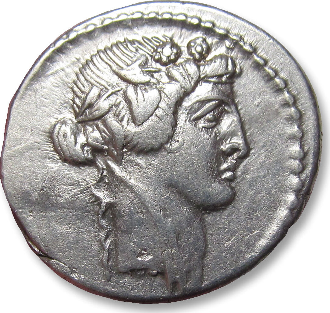 ROMAN REPUBLIC AR denarius 42 B.C. C. Vibius Varus, Rome mint - nicely ...