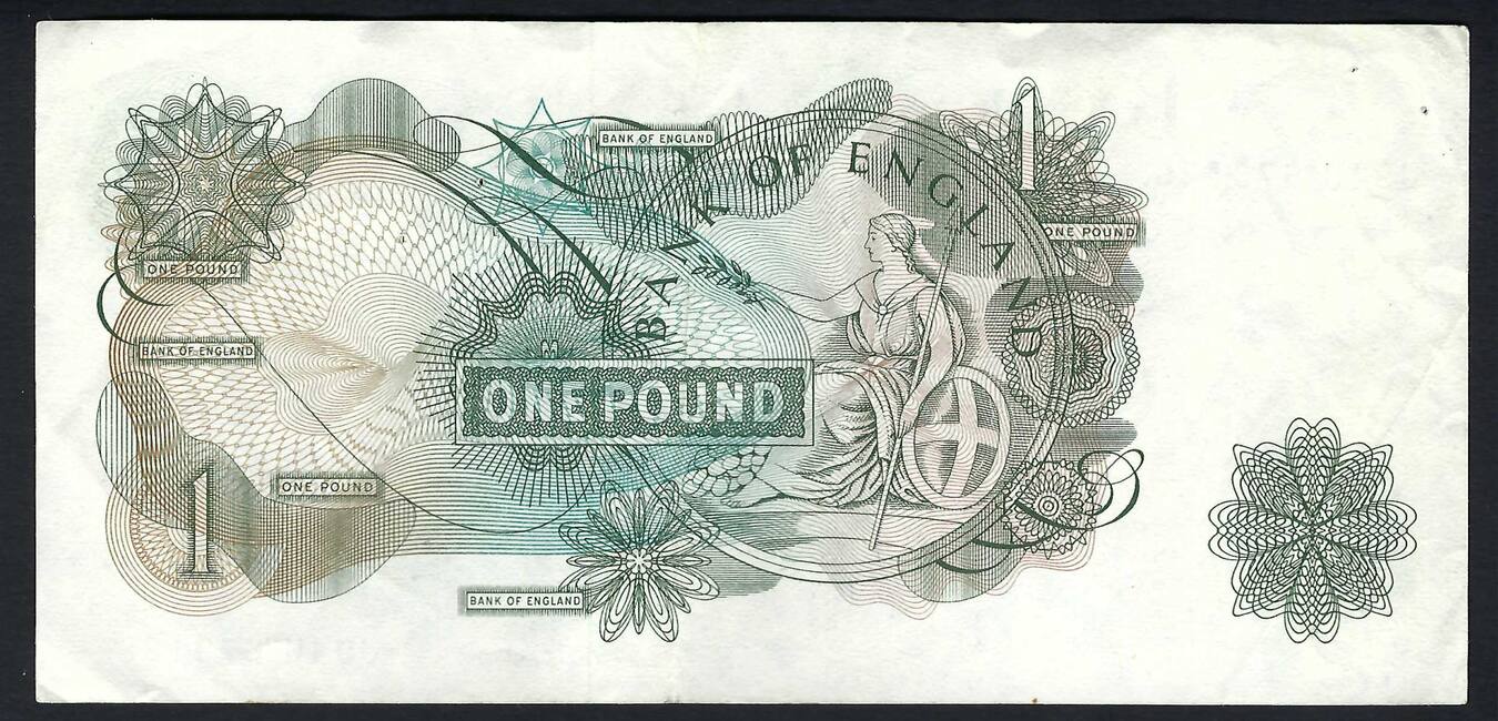 Grande Bretagne / Großbritannien / Britain 1 pound 1962 - 1966 Queen ...