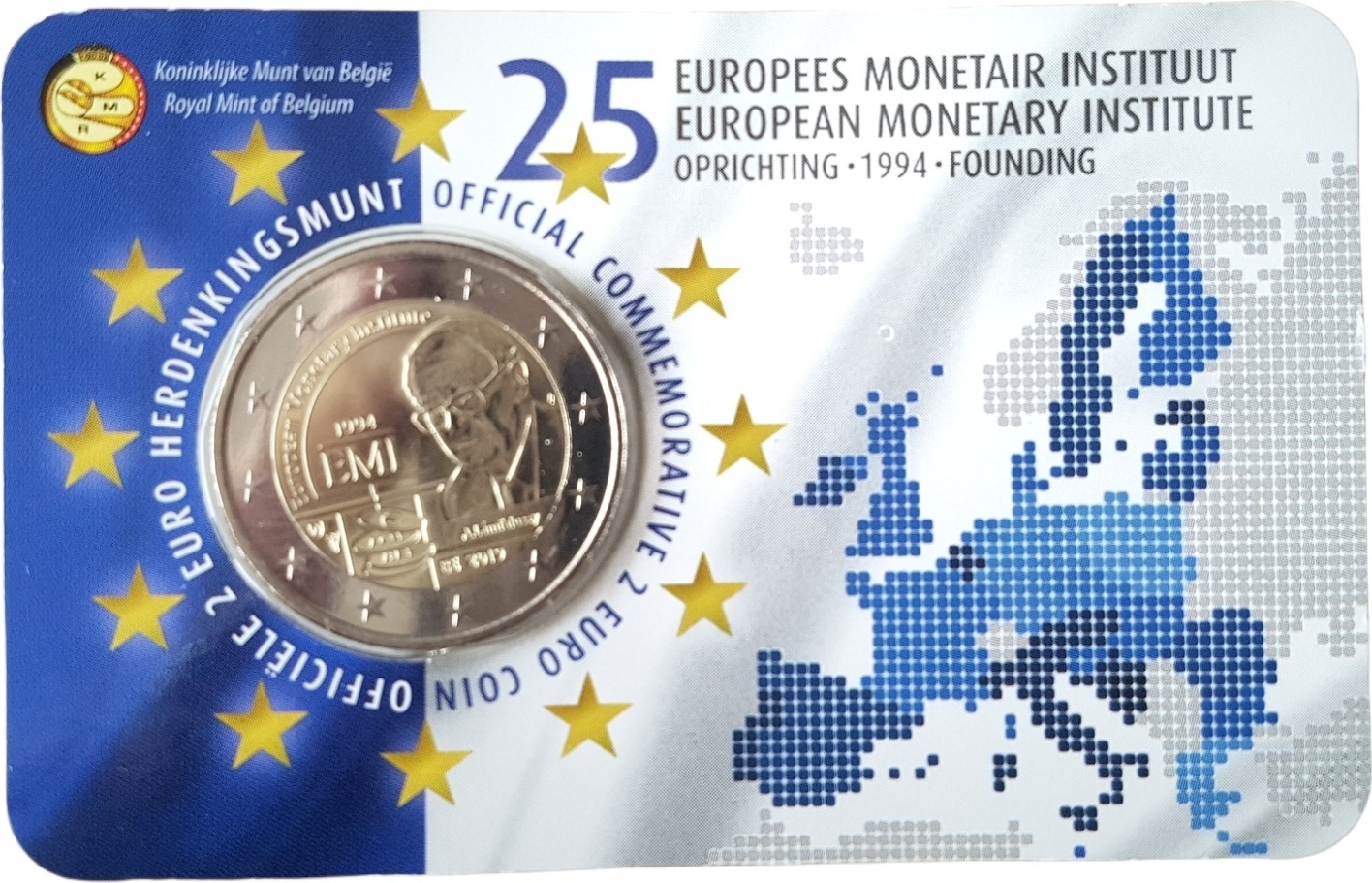 Belgien 2 Euro 2019 'European Monetary Institute (EMI)' unc. in ...