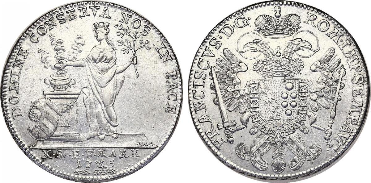 Deutschland - Nürnberg Taler 1765 SS-GNR Franz I. (1745 - 1765) VF+ ...