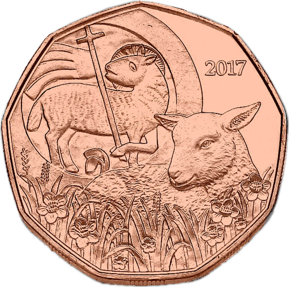 Österreich 5 Euro 2017 Das Osterlamm (Agnus Dei) BU (MS65-70) | MA-Shops