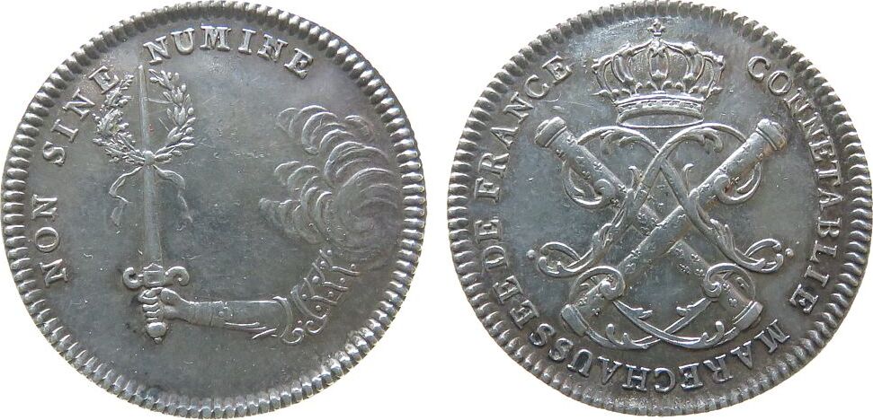 Jetons Jeton o.J. Silber Louis XV. (1715-1774) - auf die Polizeitruppe ...