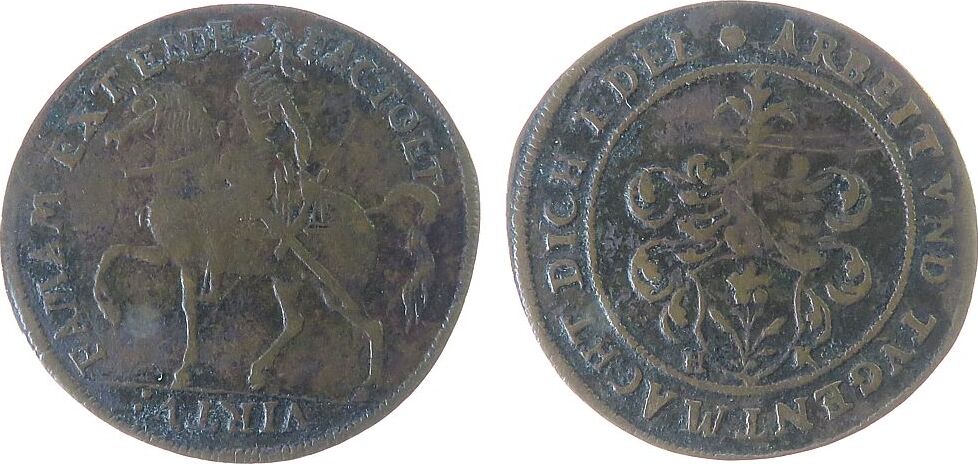 Rechenpfennig Rechenpfennig o.J. Kupfer Krauwinckel Hans (1586 - 1635 ...