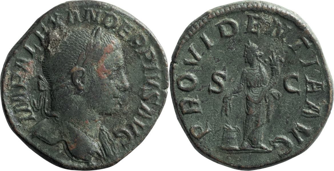 Ancient Roman 232-5 AD Severus Alexander. Sestertius | MA-Shops