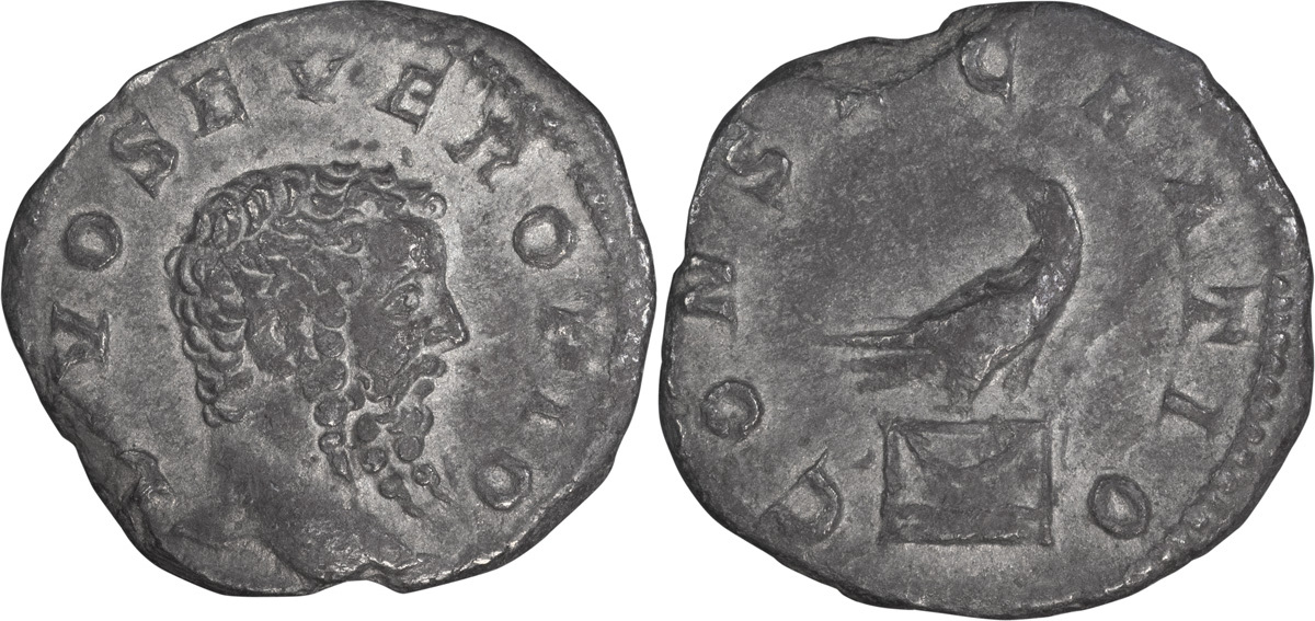 Ancient Roman Septimius Severus, Divus. Denarius | MA-Shops