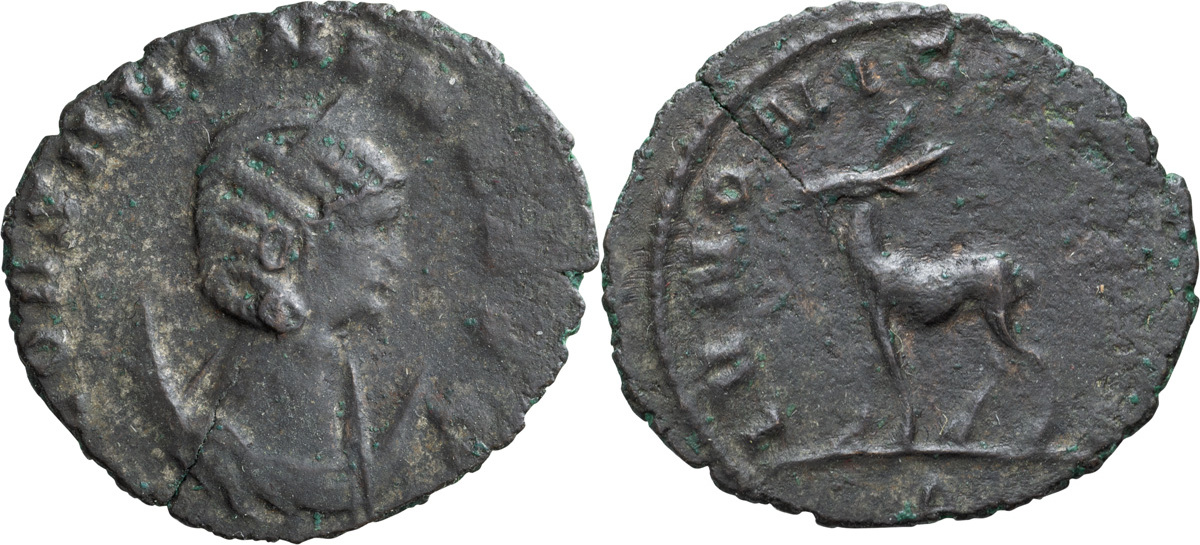 Ancient Roman 266-8 AD Salonina. Antoninianus | MA-Shops
