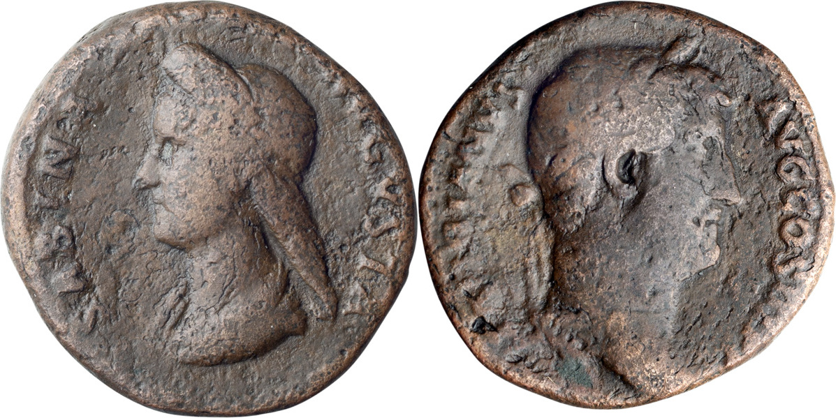 Ancient Roman c. 135-6 AD Sabina. | MA-Shops