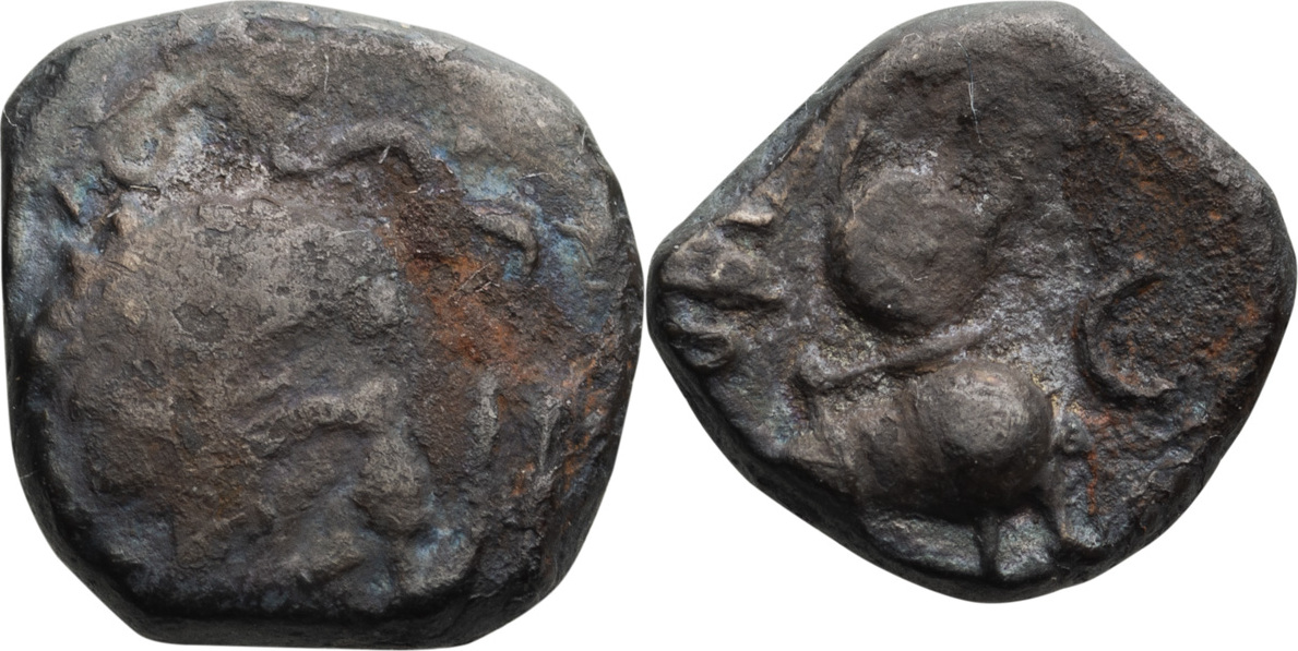 Ancient Greek 1st Century BC Gaul, The Aedui. Quinarius | MA-Shops