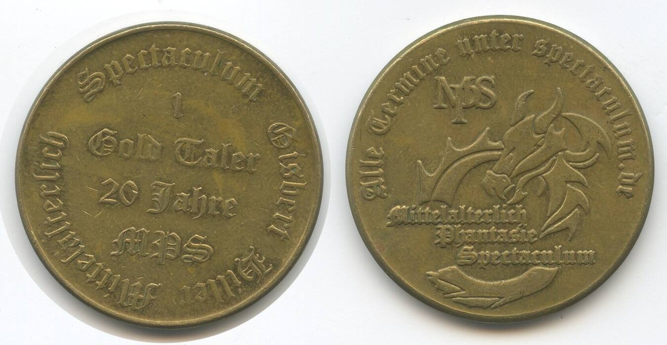 Deutschland Wertmarke 1 Gold-Taler 2010 GX1432 - Spectaculum Gisbert ...