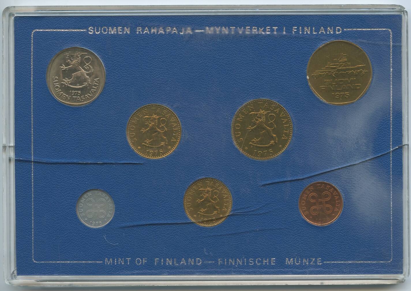 Finnland Offizieller Kursmünzensatz KMS 1975 GN651 - Official Coins ...