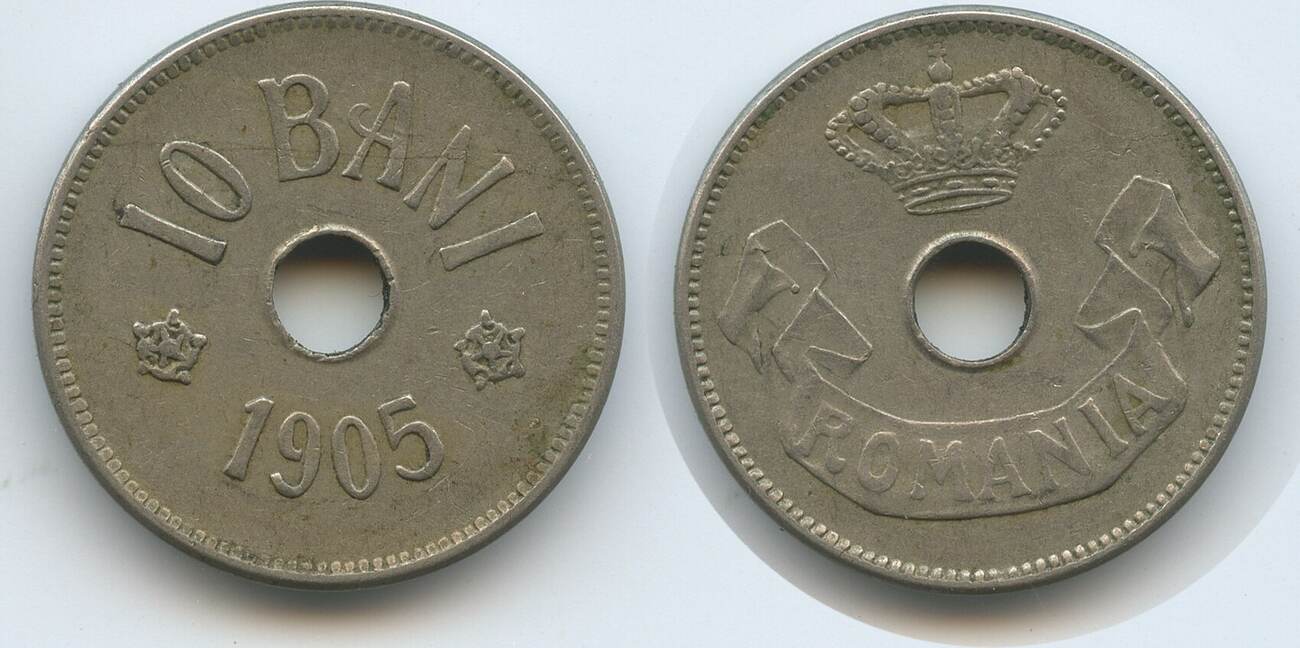 Rumänien 10 Bani 1905 G7666 - Romania Carol I. 1881-1914 VF+ | MA-Shops