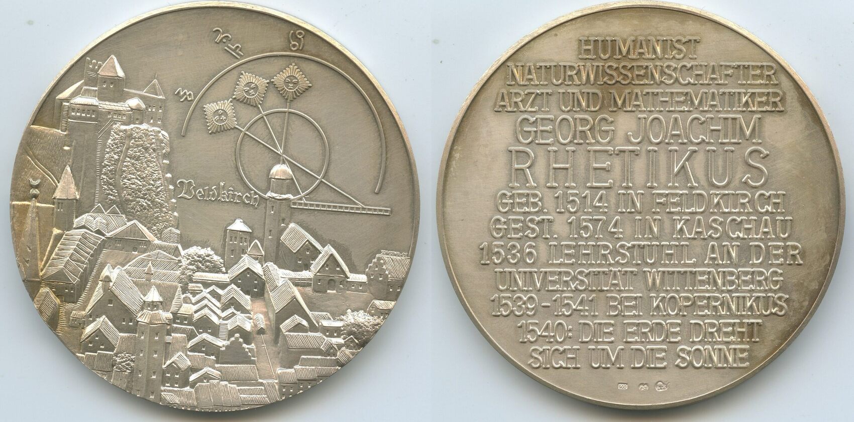 Österreich Vorarlberg Feldkirch Kaschau Große Silbermedaille nd. 1978 ...