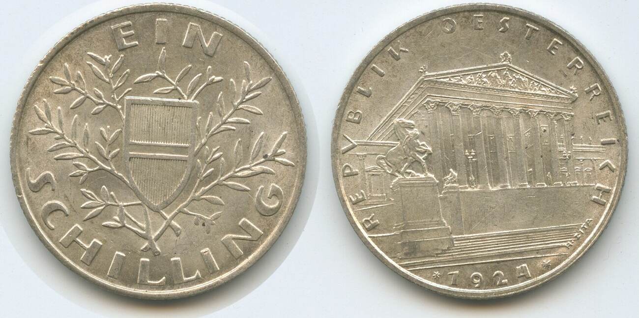 Österreich 1 Schilling 1924 H0453 - Austria 1.Republic UNC- | MA-Shops