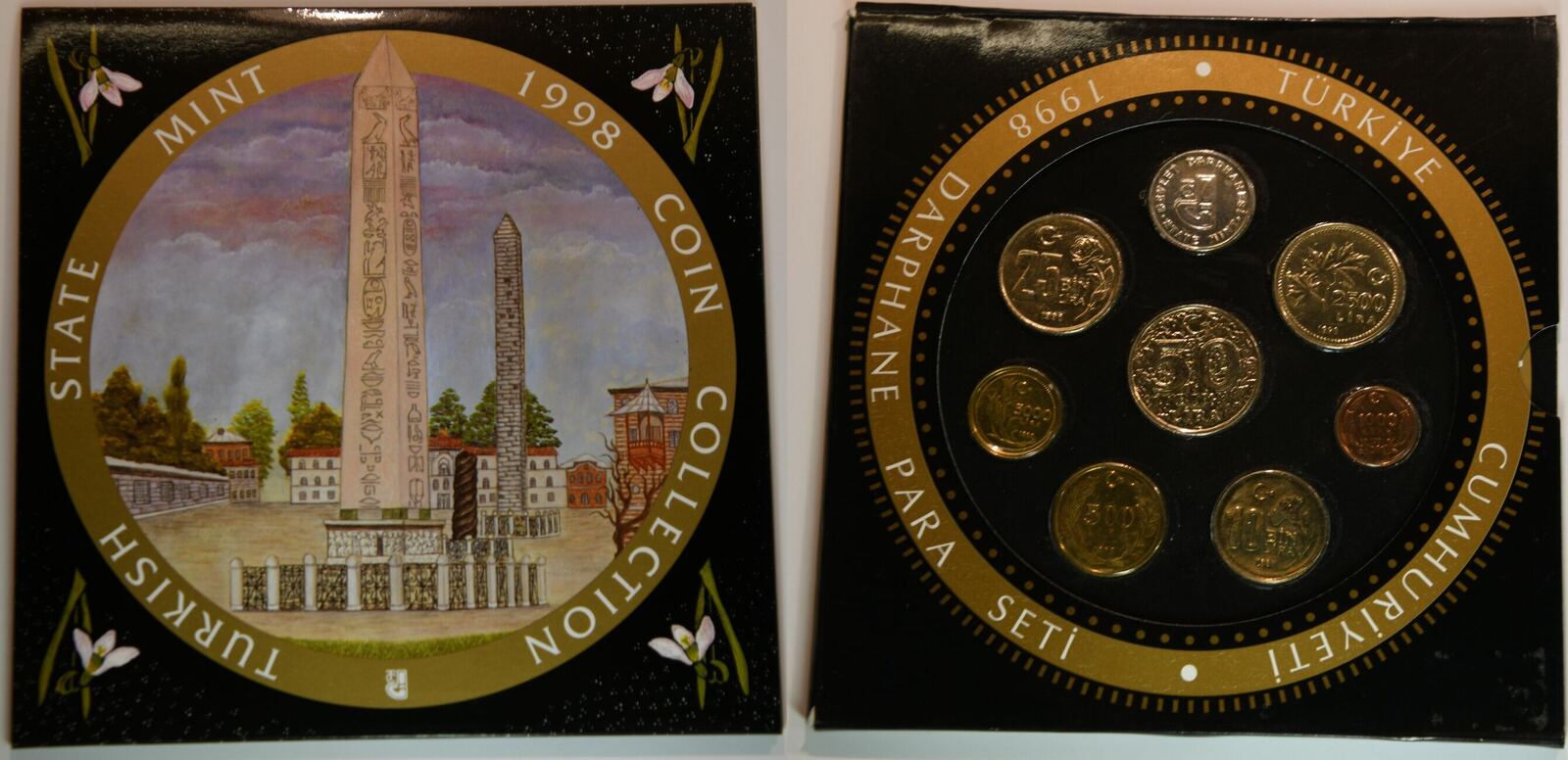 Türkei Offizieller Kursmünzensatz 1998 GN1112 - Original KMS Coins Mint ...