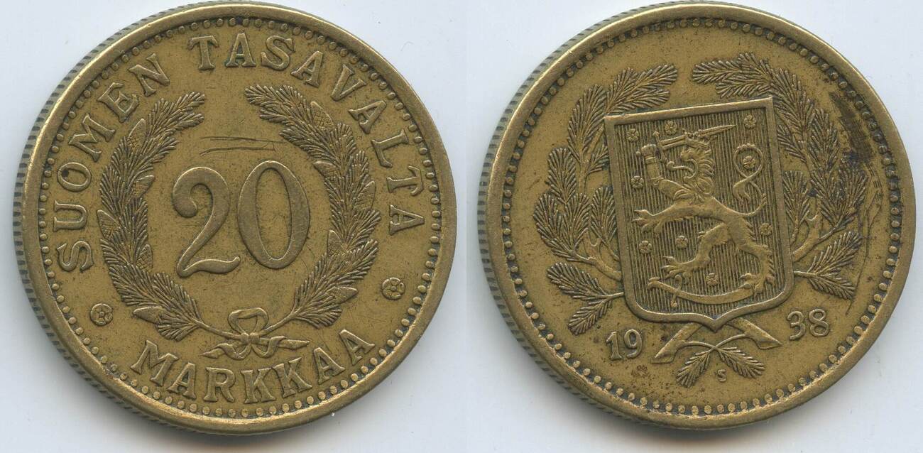 Finnland 20 Markkaa 1939 G2122 - Finland VF-EF | MA-Shops