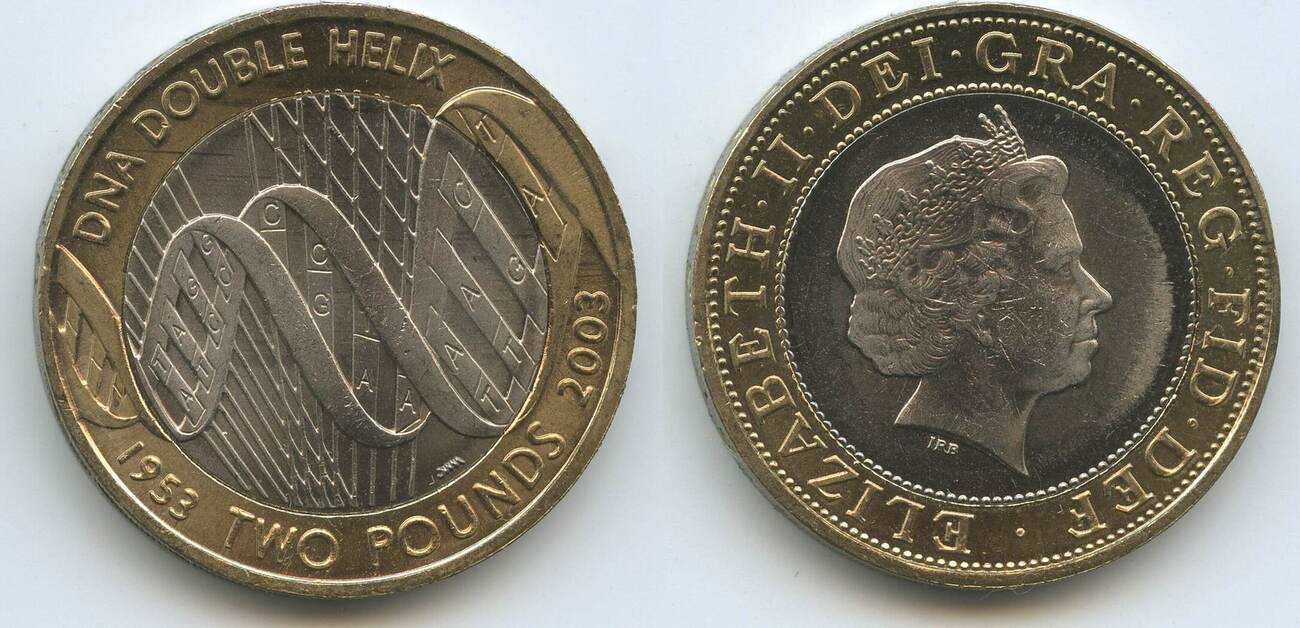 Großbritannien Great Britain United Kingdom 2 Pounds (Two Pounds) 2003 ...