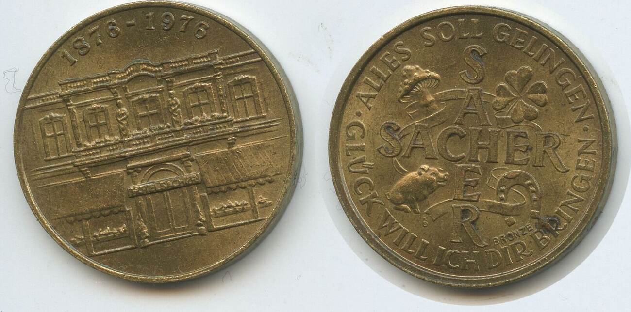 Österreich Glücksbringer Neujahrsmünze 1976 L2596 - Glücksbringer Hotel ...