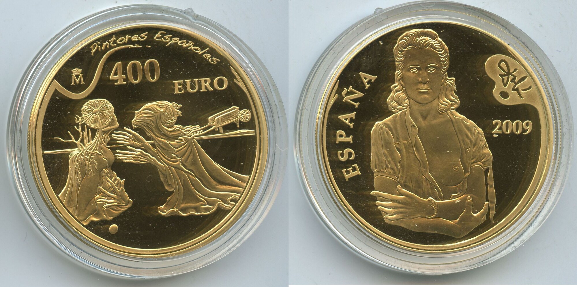 Spanien 400 Euro Gold 2013 M#2101 - Salvador Dalí Spanish Painter ...