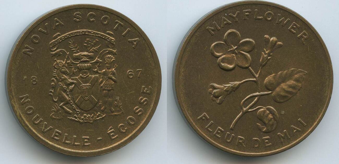 Kanada Neuschottland Nova Scotia Medaille Token Jeton nd. G16444 ...