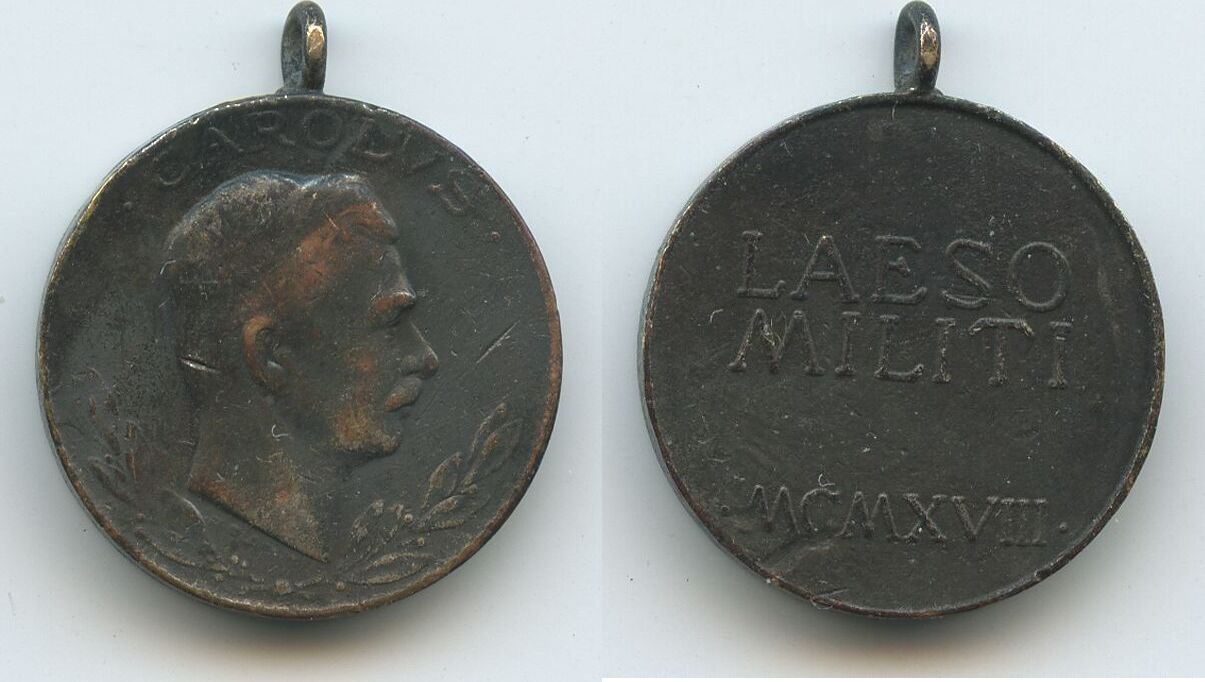 Österreich-Ungarn Kaiserreich Verwundetenmedaille - Dem verwundeten ...