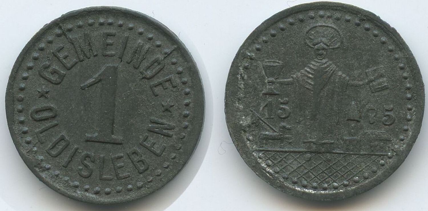 Deutsches Reich - Sachsen-Weimar-Eisenach 1 Pfennig Kriegsgeld nd (1918 ...