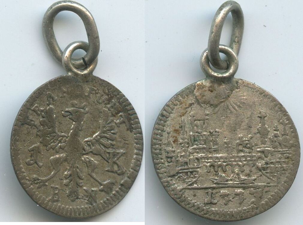 Frankfurt-Stadt 1 Kreuzer Silber 1773 BN M#6823 - Free imperial city of ...