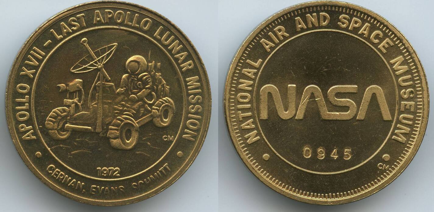 Vereinigten Staaten von Amerika Bronzemedaille Raumfahrt 1972 GX829 ...