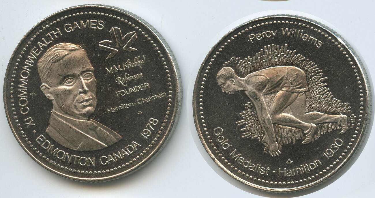 Kanada Stampede Dollar Trade Token 1978 G9908 - Commonwealth Games ...