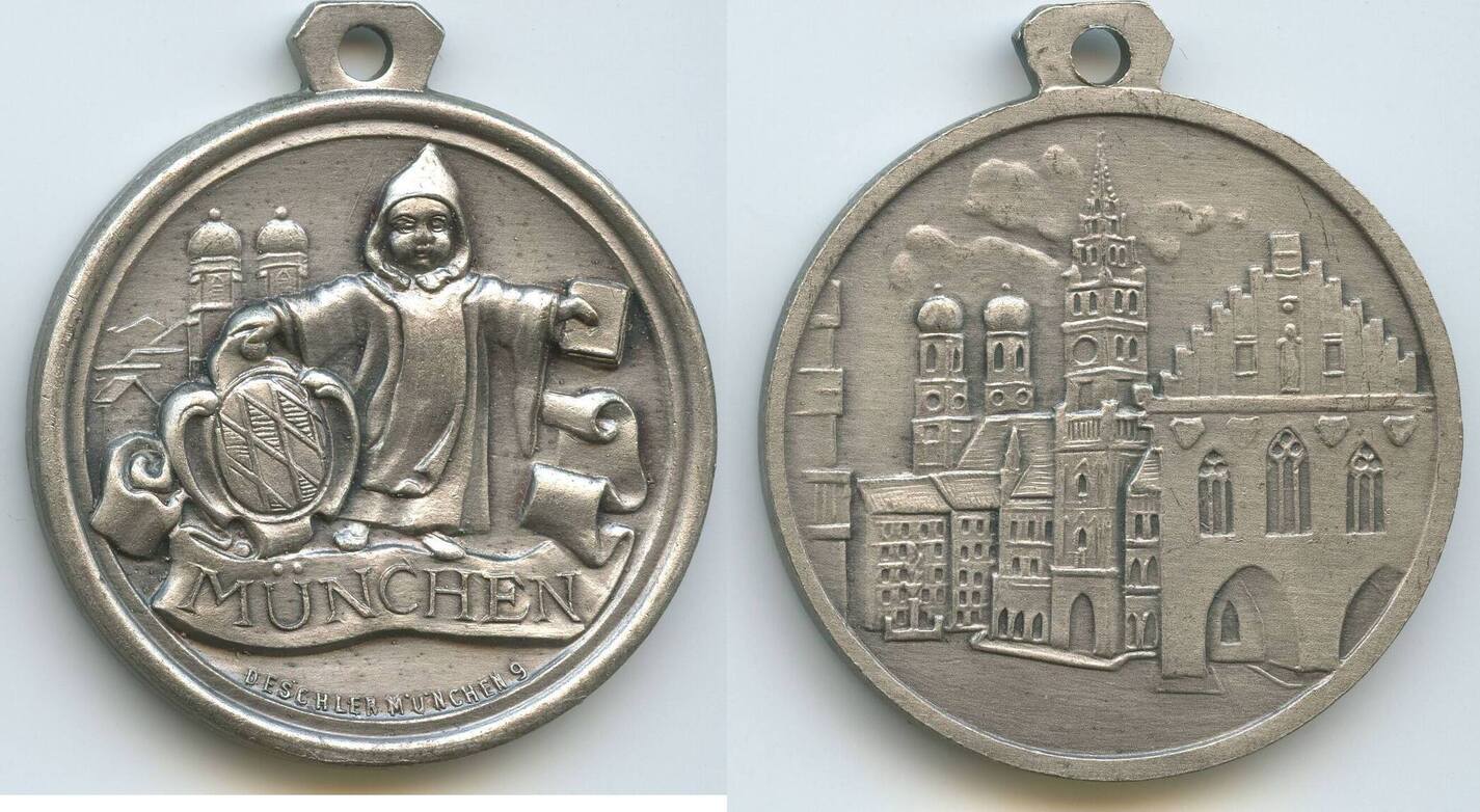 Deutschland Bundesrepublik Bayern Medaille nd. GY416 - München Bayern ...