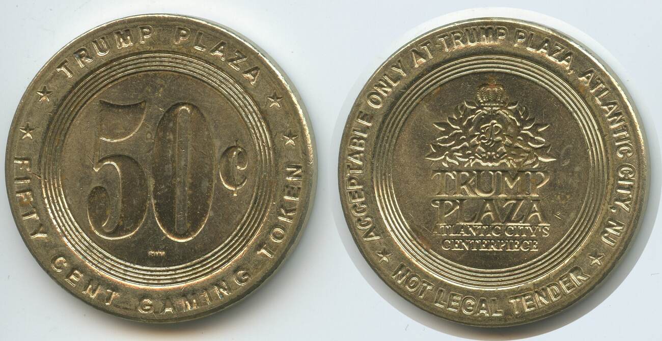 Vereinigten Staaten von Amerika 50 Cents Gaming Token nd. G15780 ...