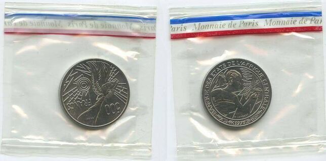 Tschad 500 Francs CFA Essai 1976 A GS554 - Chad SEHR RAR Bank of ...