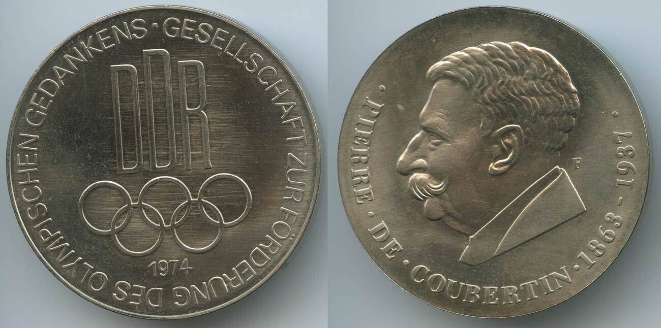 Deutsche Demokratische Republik Medaille 1974 PA560 - Pierre de ...