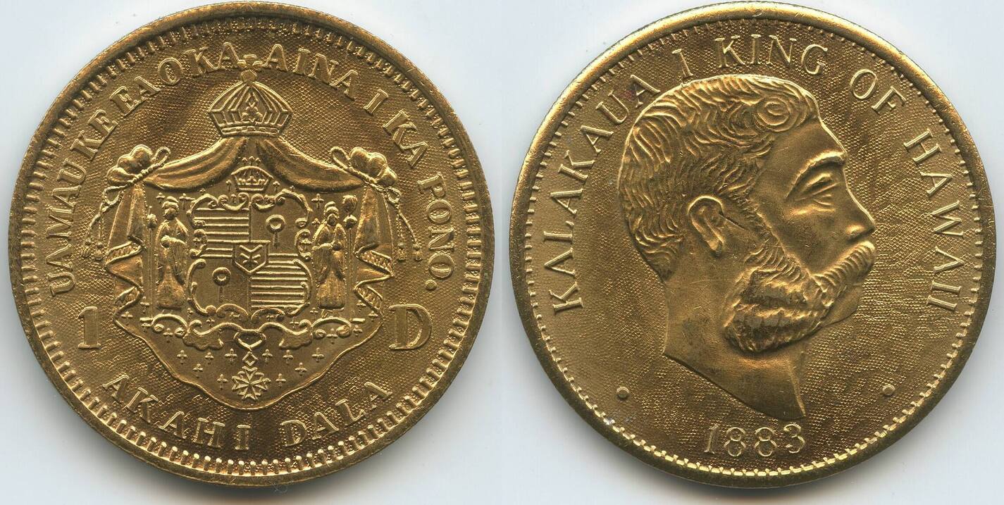 Vereinigten Staaten von Amerika Nachprägung 1 Dollar Souvenir Replica ...