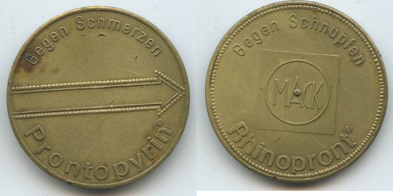 Deutschland Medaille Spinner Token Kreisel-Jeton nd. G10688 - Mack ...