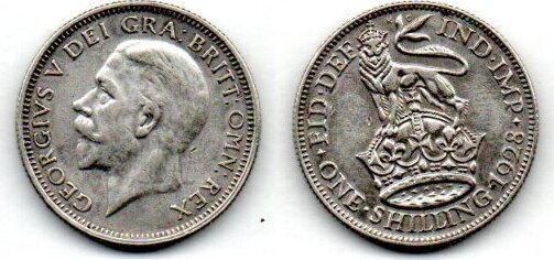 Grande Bretagne Shilling 1928 VF | MA-Shops