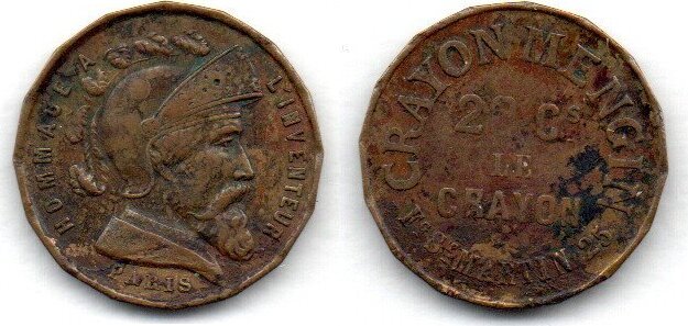 Paris 20 Centimes le crayon Crayon MENGIN F | MA-Shops