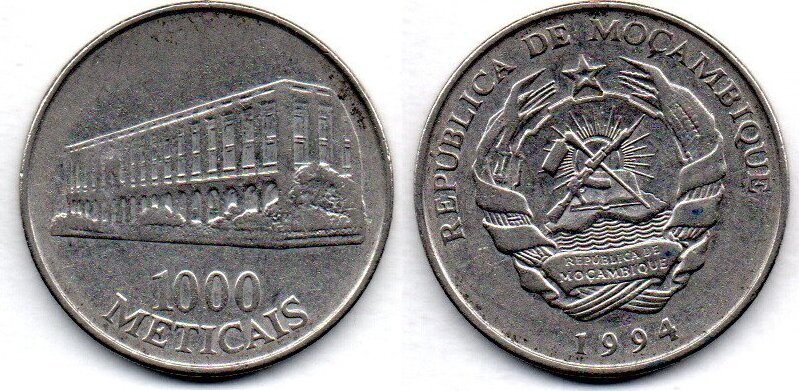 Mozambique 1000 Meticais 1994 F | MA-Shops