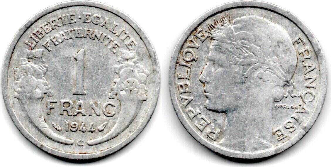 France 1 Franc 1944 C F+ | MA-Shops