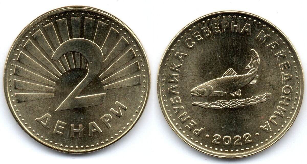 Macédoine 2 Denar 2022 UNC | MA-Shops