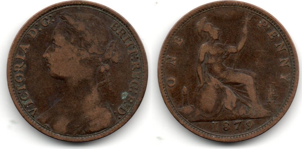 Grande Bretagne - Great Britain 1 Penny 1879 F | MA-Shops