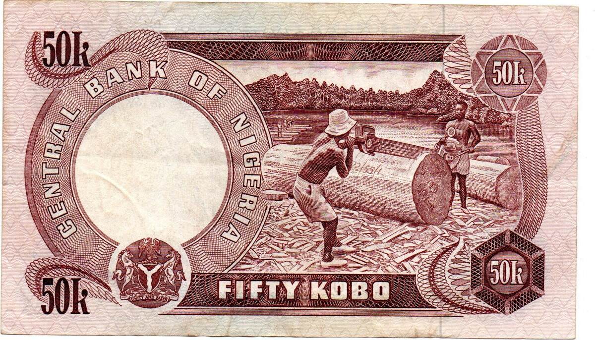 Nigéria 50 Kobo F+ | MA-Shops