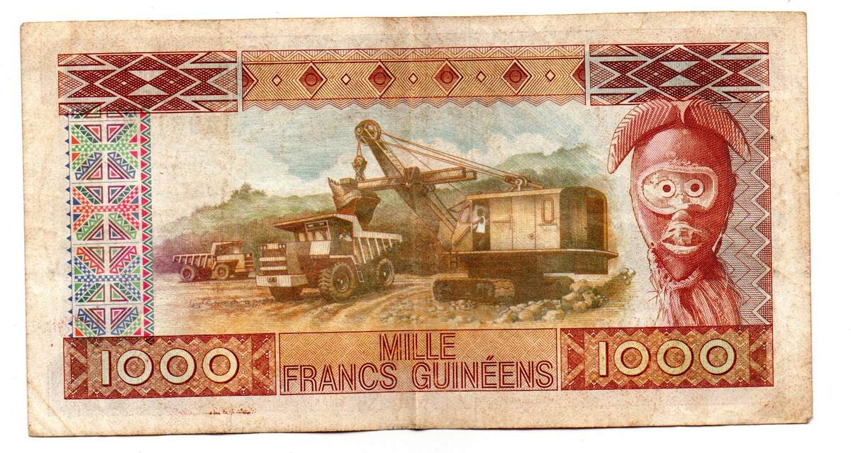 Guinée - Guinea 1000 Francs 1985 F+ | MA-Shops