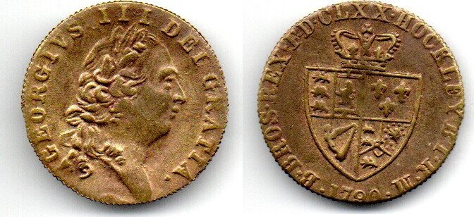 Grande Bretagne Token 1790 Georges III VF | MA-Shops