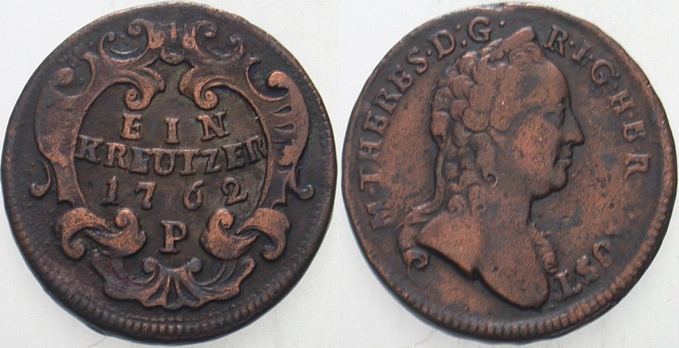 Haus Habsburg 3 Kreuzer 1793 H Franz II.(I.) 1792-1835. Patina, VF | MA-Shops