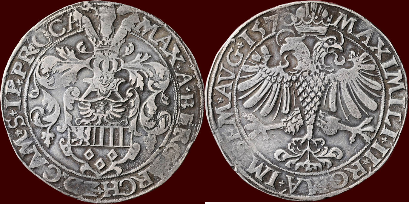 Rijksdaalder 1570 ZUIDELIJKE NEDERLANDEN (SOUTHERN NETHERLANDS ...