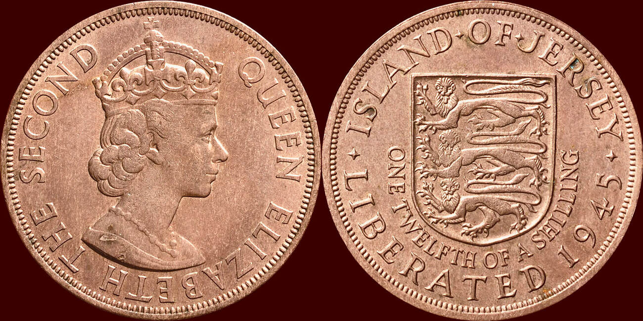 1/12 Shilling (1954) ISLE OF JERSEY - ELIZABETH II - n.d. unc- | MA-Shops