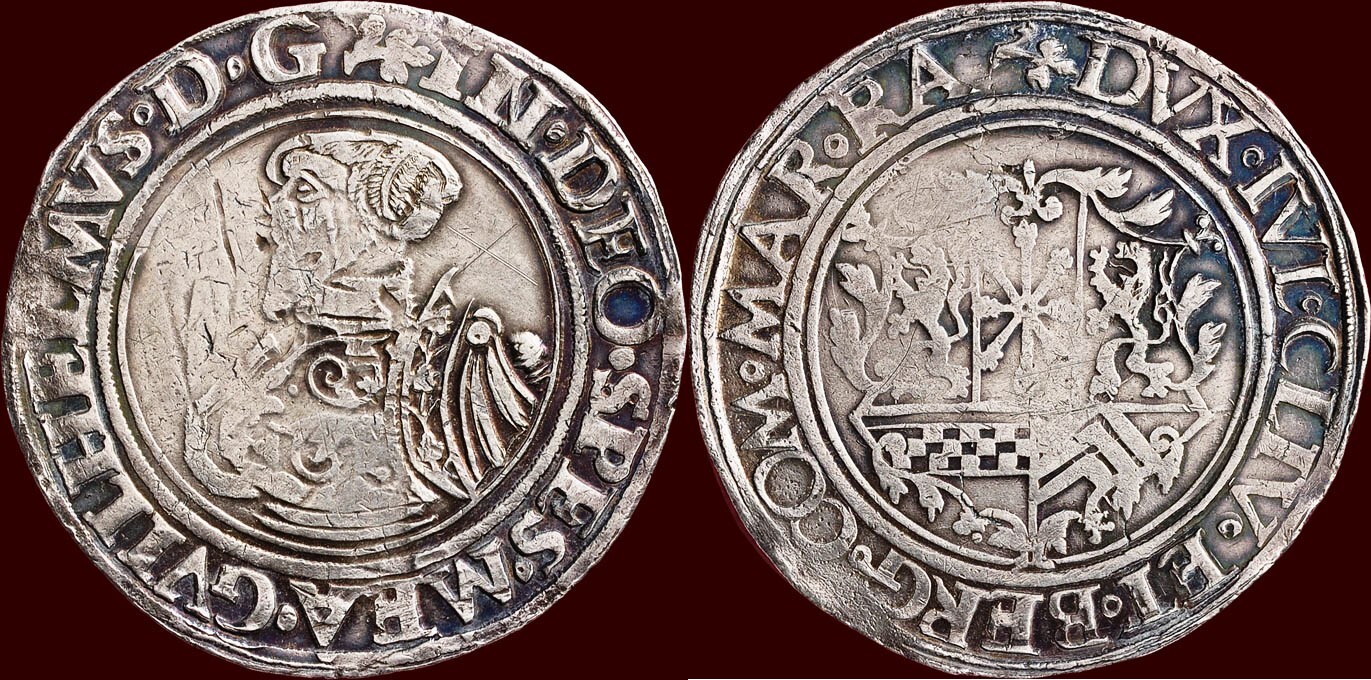 Taler (circa 1554-1560) GERMANY - JÜLICH-KLEVE-BERG, HERZOGTUM ...