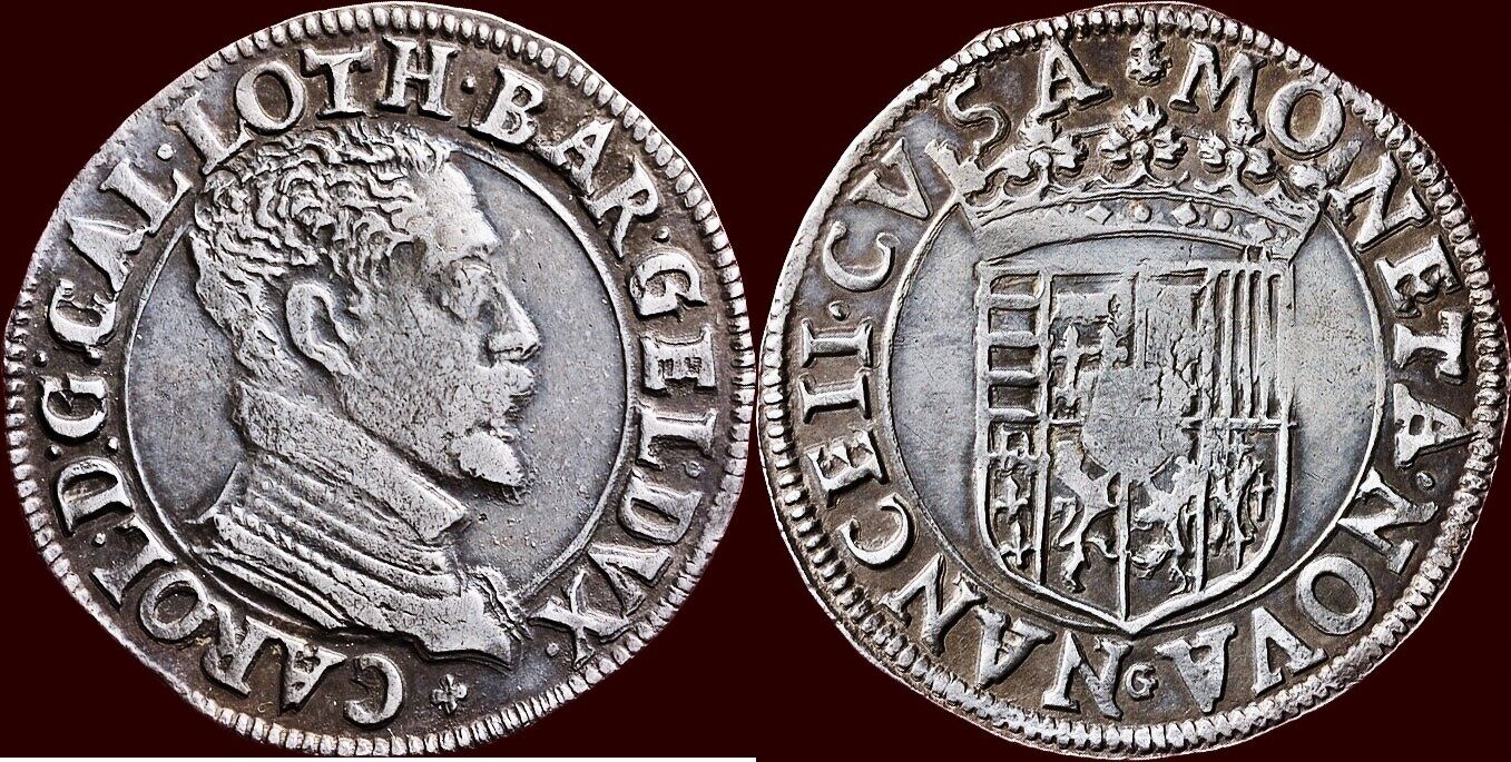 Teston (1582-1608) FRANCE - LORRAINE, DUCHY - CHARLES III, 1555-1608 ...